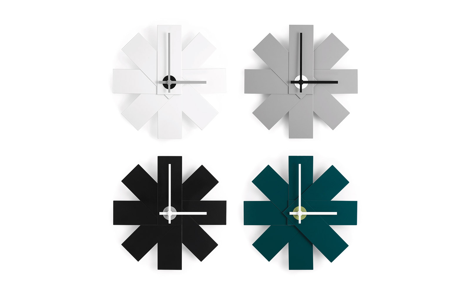 Watch Me Clock | Modern wall clock in a variety of colors